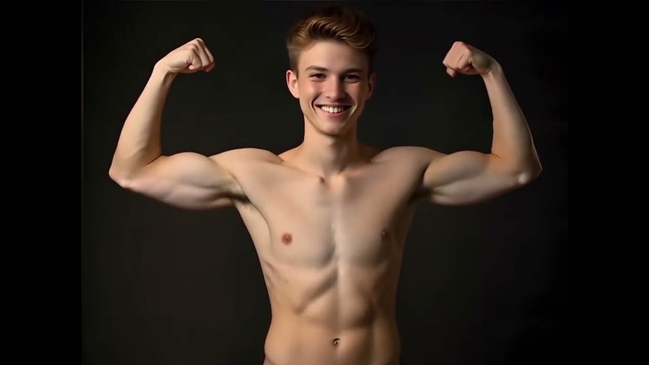 Watson Such a sweet young man and muscular fitness model photographer ...
