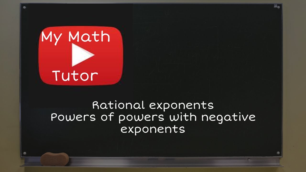 ALEKS | Rational exponents: Powers of powers with negative exponents ...