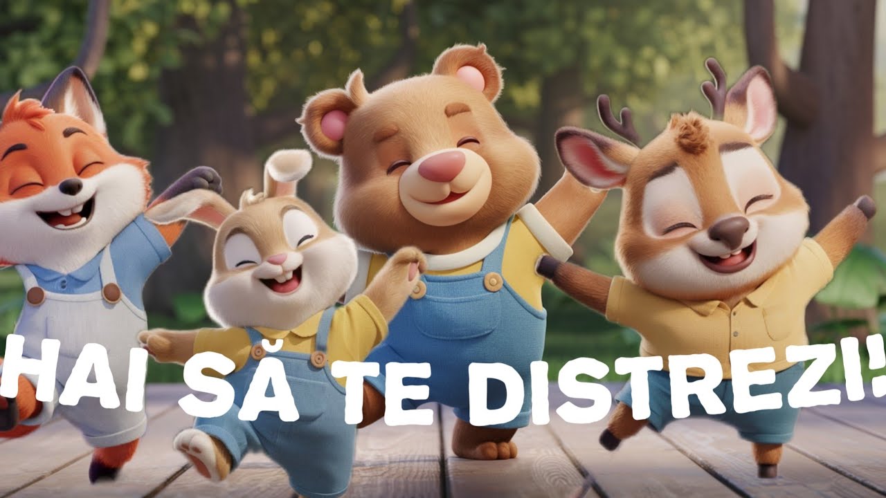 În Pădure E Veselie | Cântec vesel pentru copii - YouTube