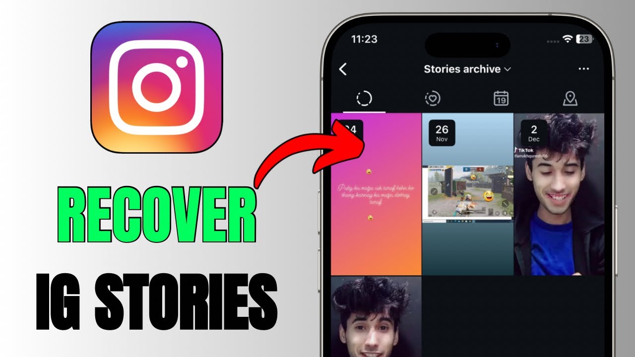 RECOVER OLD IG Stories in Instagram | Full Guide - YouTube