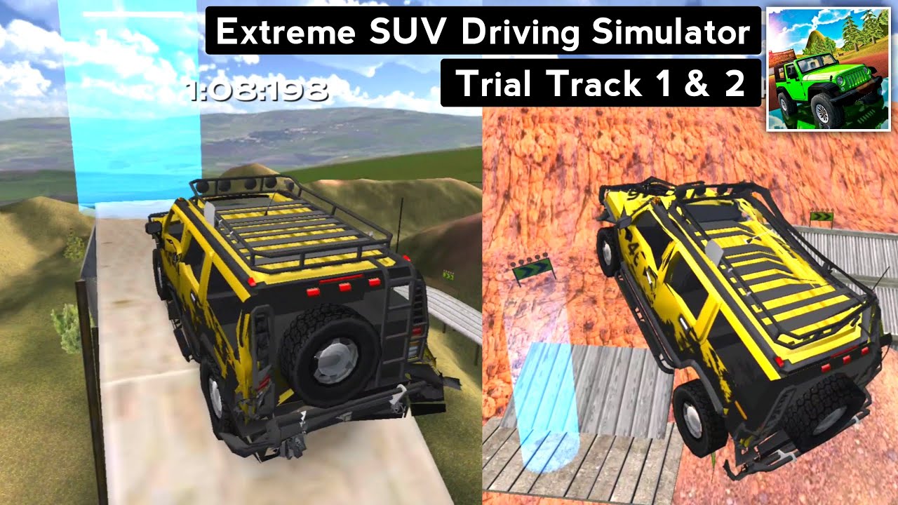 Extreme SUV Driving Simulator Trial Track 1 & 2 - Android Gameplay ...