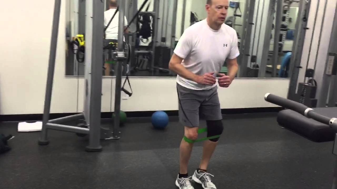 Mark G resisted lateral walks - YouTube