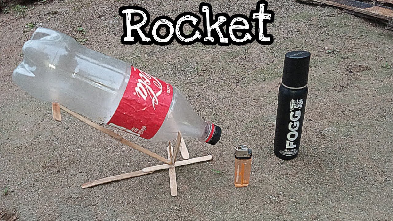 Rocket How to make at home rocket Use in plastic bottle and FOGG DIY ...
