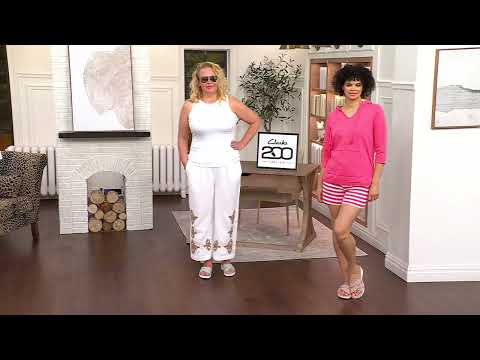 Clarks Cloudsteppers Washable Thong Sandals - BreezeRae Ava on QVC