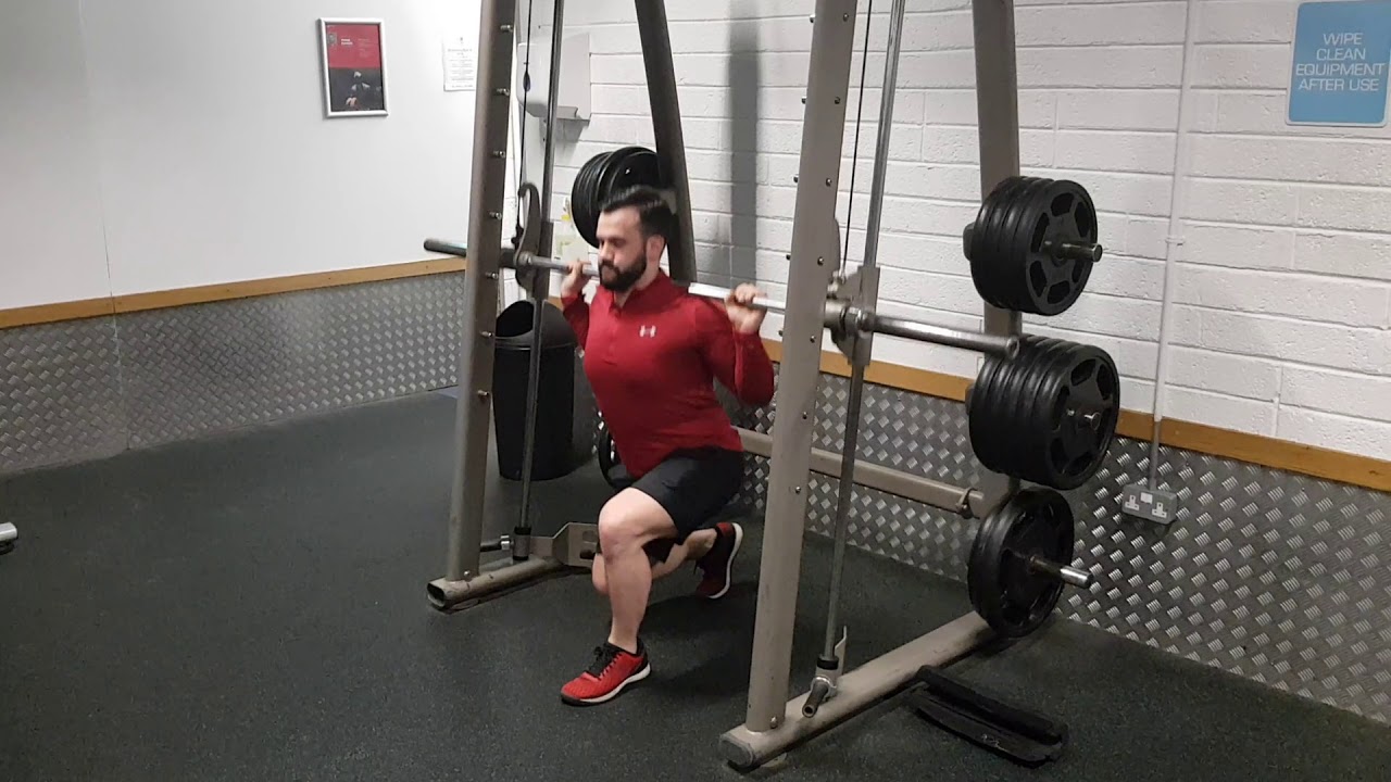 Split Squats. Smith Machine. - YouTube