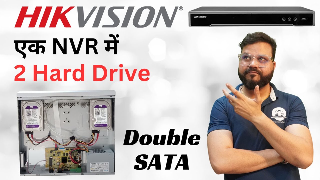 Hikvision Single SATA NVR & Double SATA NVR Kya Hai - YouTube
