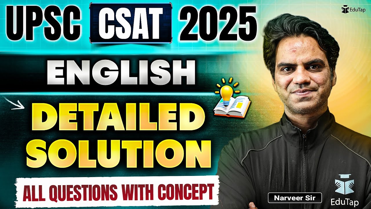 UPSC CSAT English Analysis 2025 | UPSC CSAT Paper 2 Analysis | UPSC ...