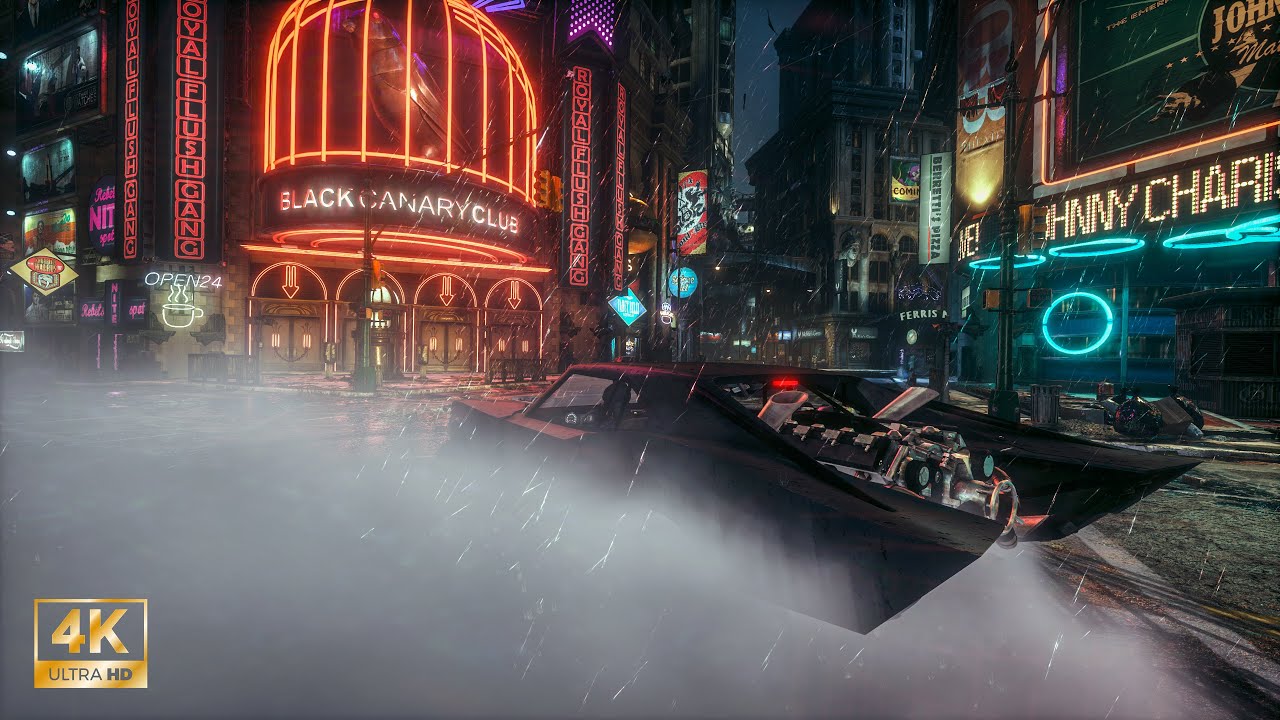 Batman Arkham Knight - 4K Ultra Realistic Graphics Gameplay - YouTube