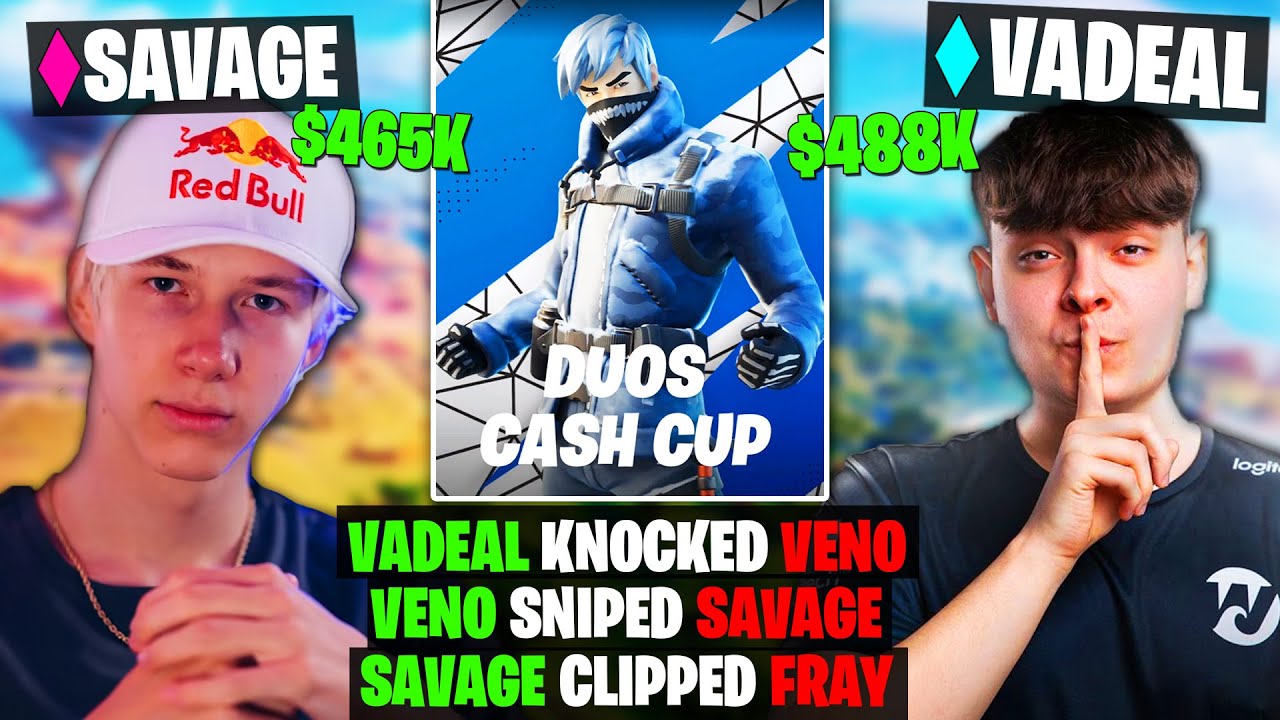 When Fortnite PROS Fight Eachother in COMP #1 | MRSAVAGE & VADEAL ...