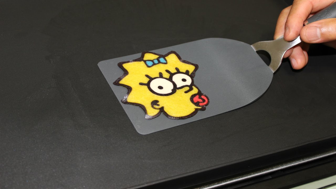 Pancake Art - Maggie Simpson (The Simpsons) by Tiger Tomato - YouTube