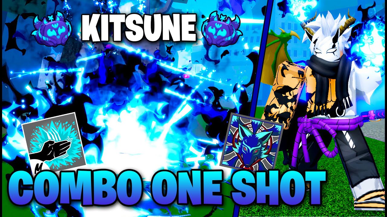 KISTUNE IS BROKEN!!! MELHOR COMBO DE KITSUNE E SHARKMAN REWORK ONE SHOT ...