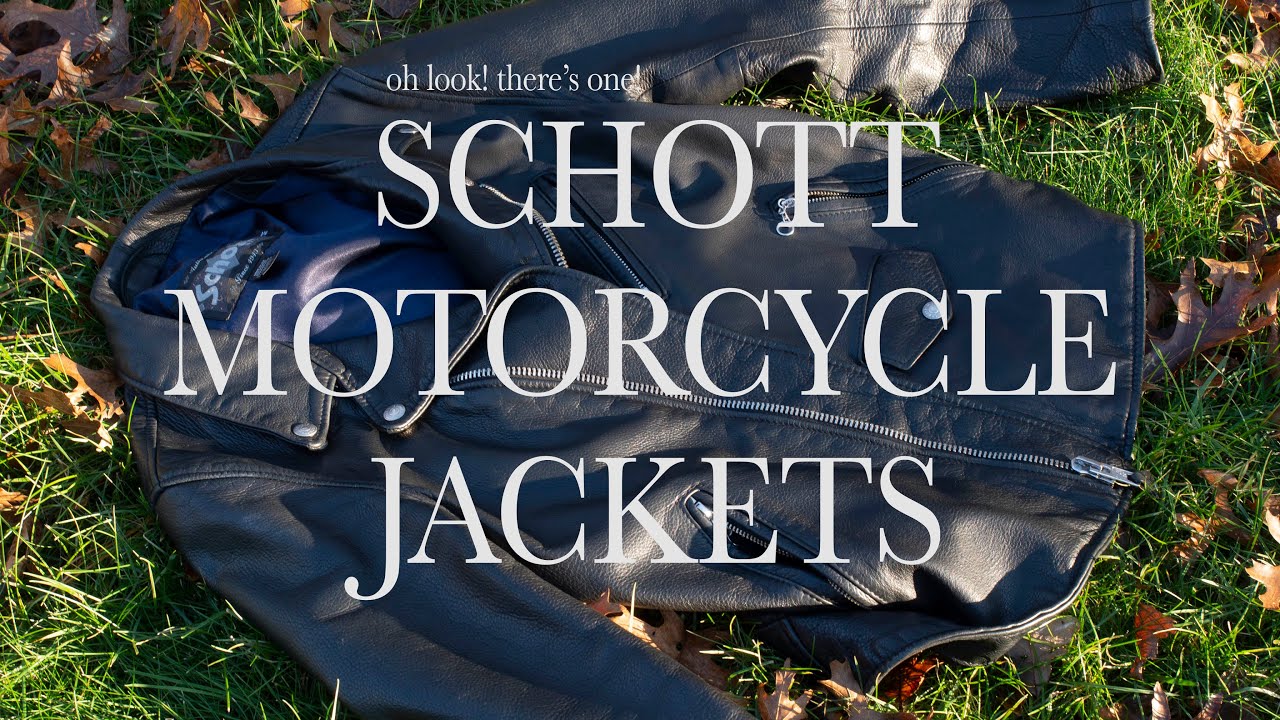 The Schott Motorcycle Jacket (626 Perfecto) - YouTube