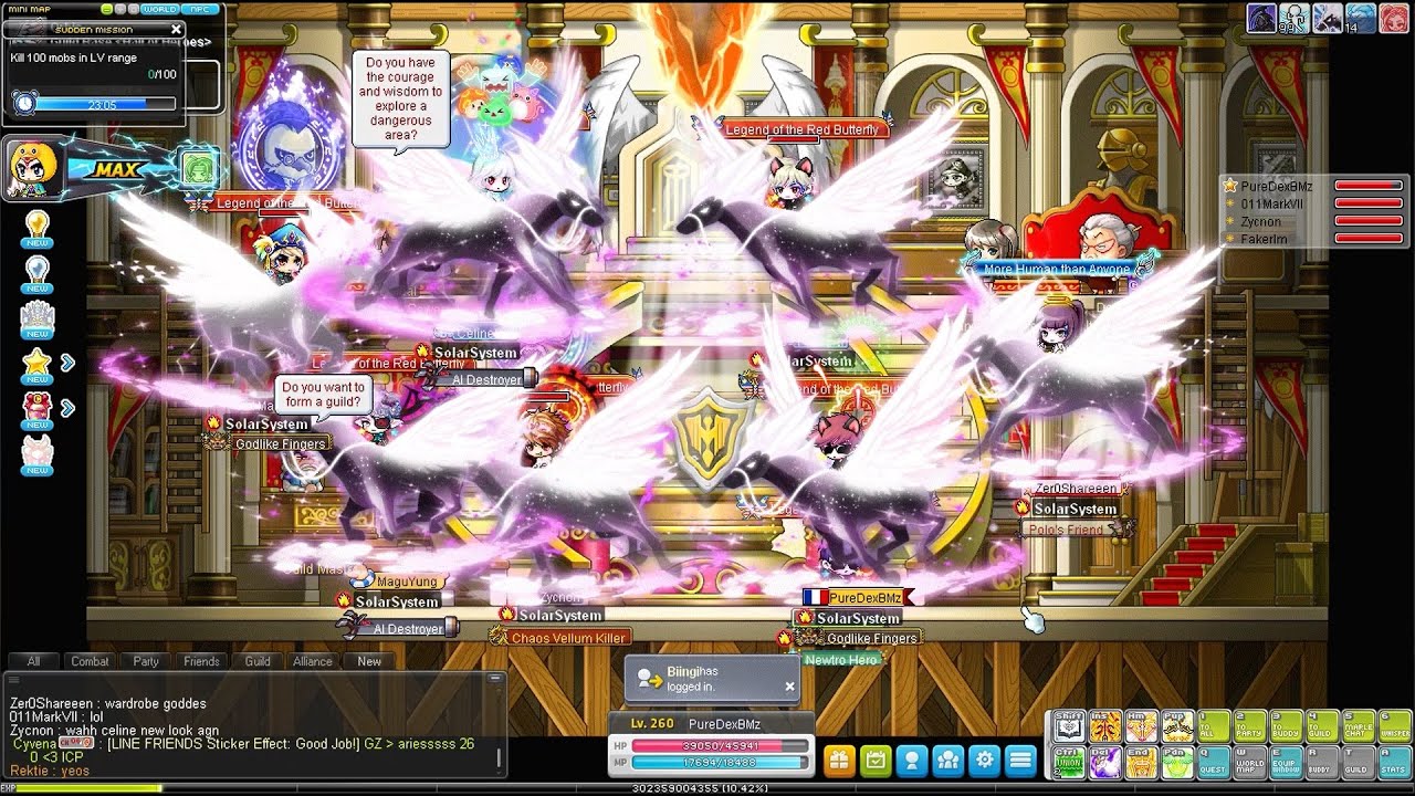 MapleSEA Bootes SolarSystem 19th Sharenian Sewers Guild PQ 2687 Points ...