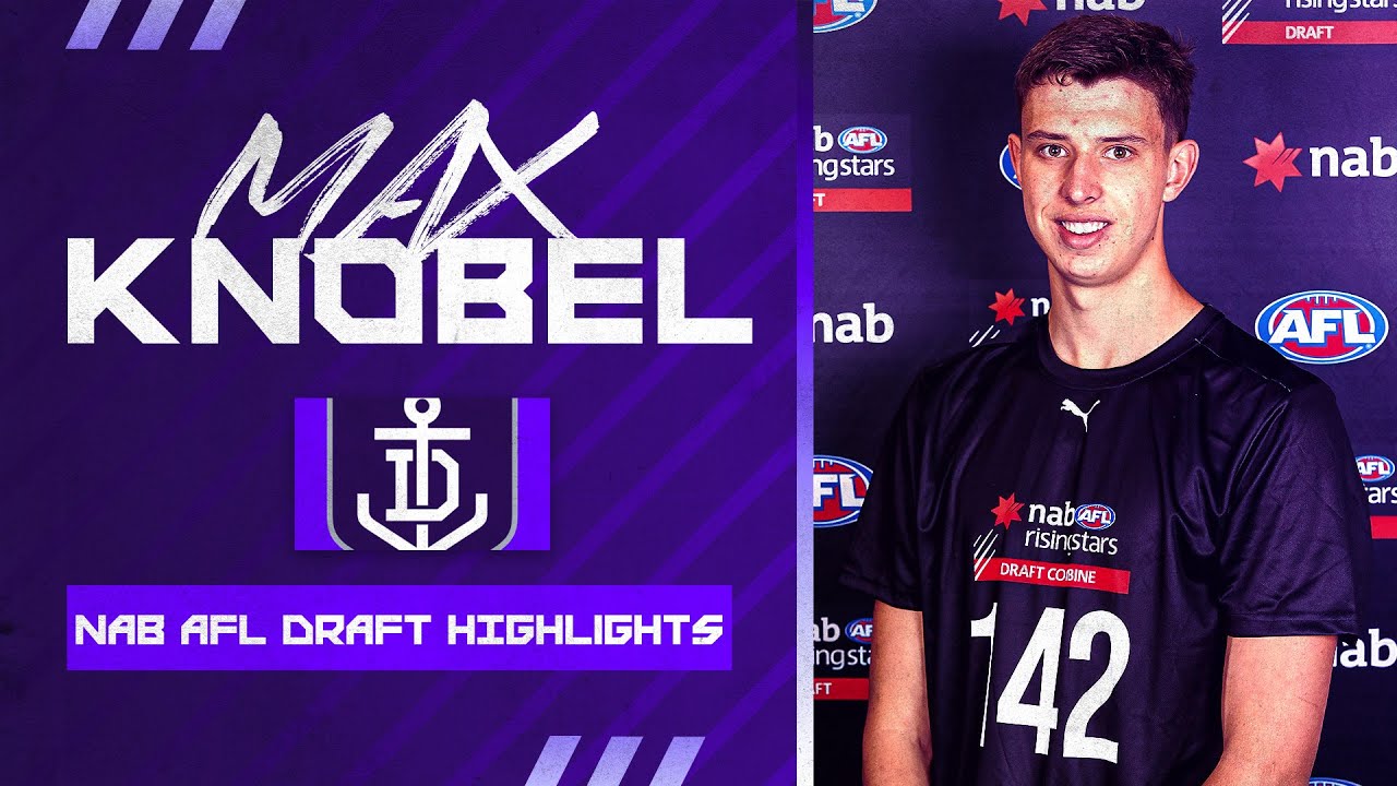 Max Knobel | NAB AFL Draft highlights - YouTube
