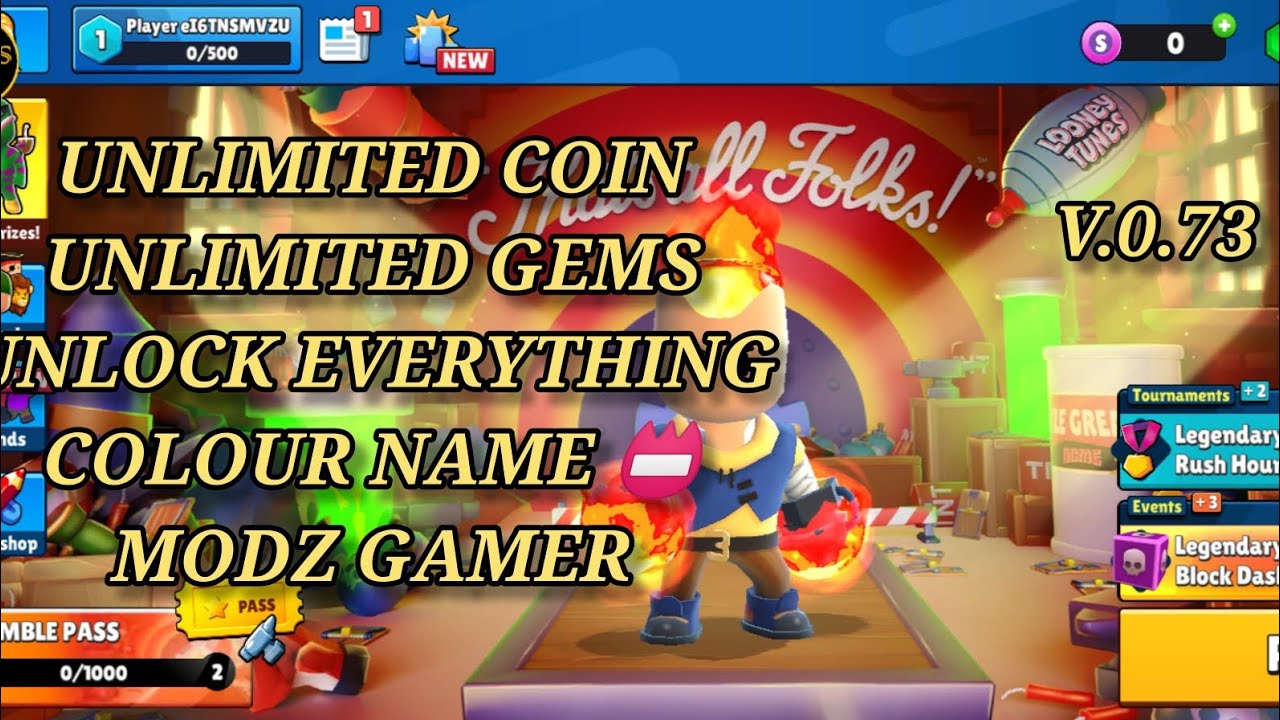Stumble Guys Mod Menu 0.73 | respawn block dash | Stumble Guys V0.73 ...