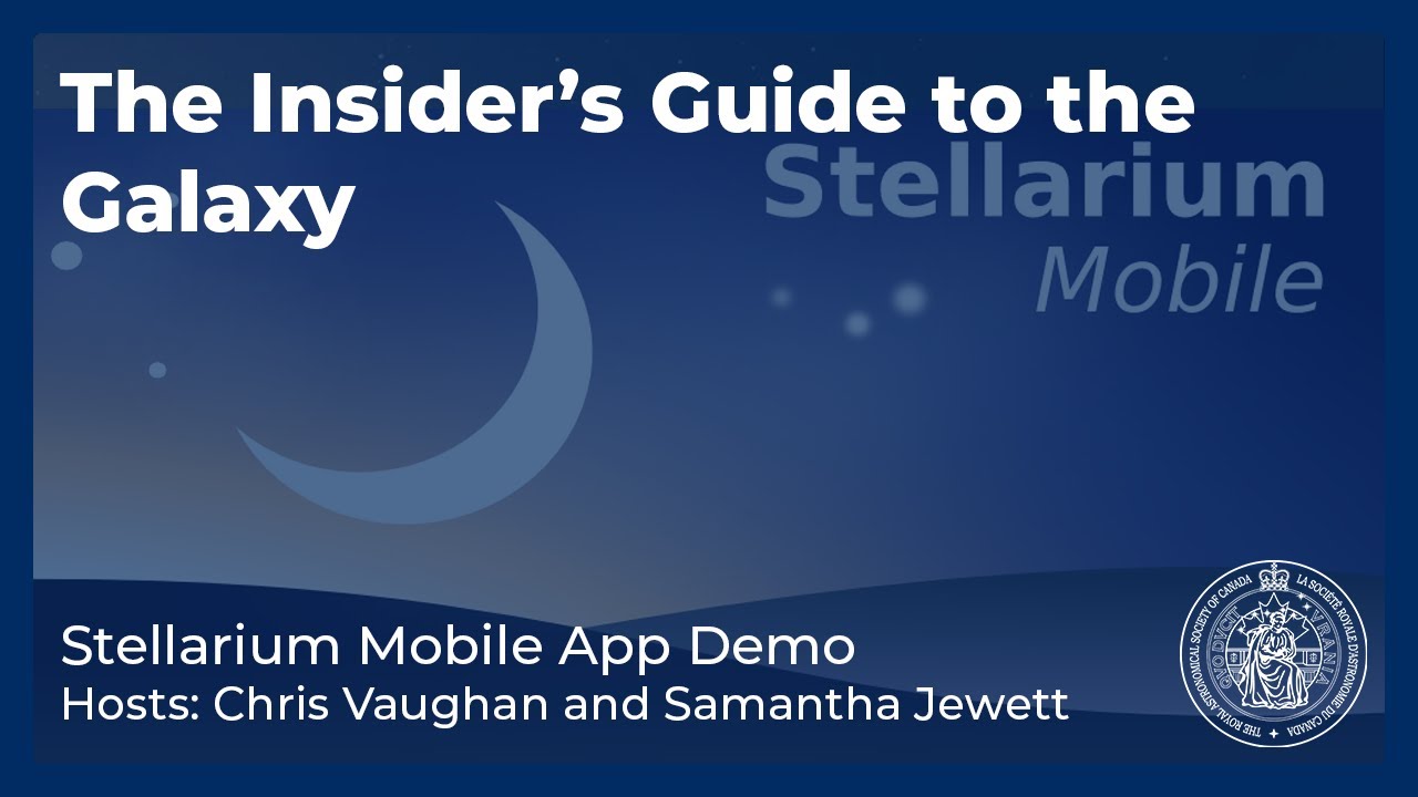 The Insider's Guide to the Galaxy - Stellarium Mobile app demo/showcase - YouTube