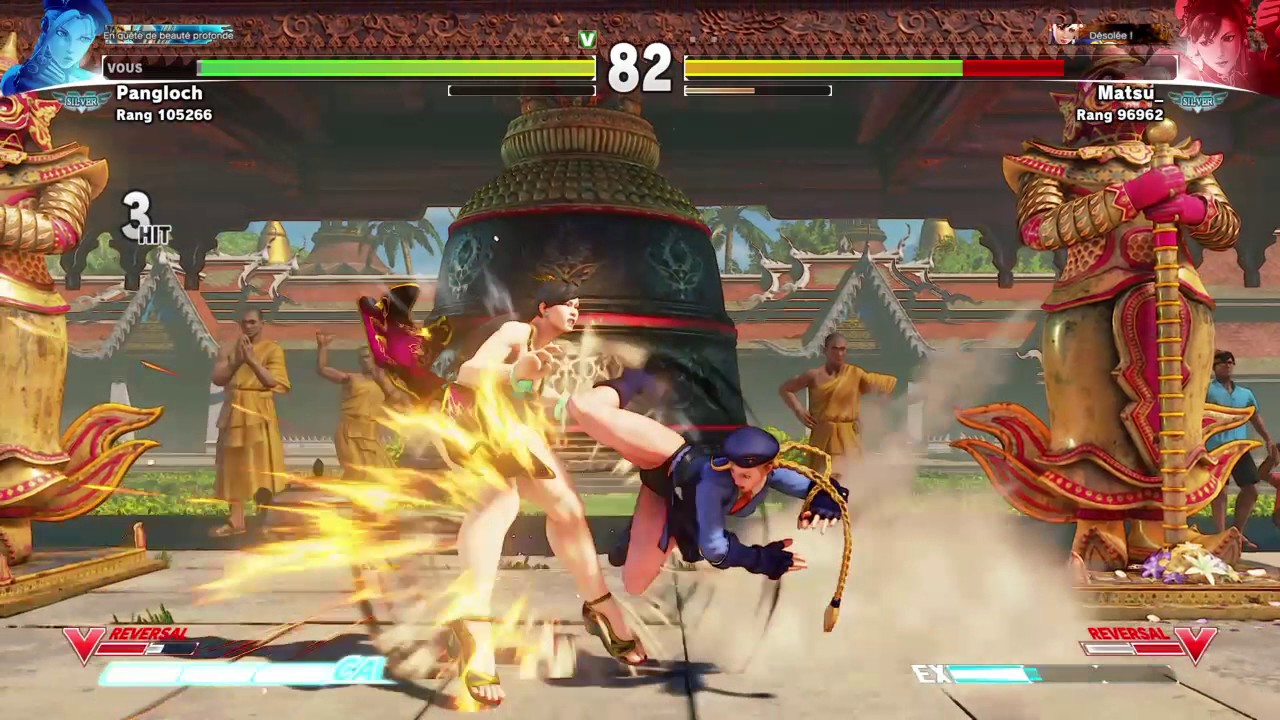 Chun Li Ex Sbk punish with air throw - YouTube