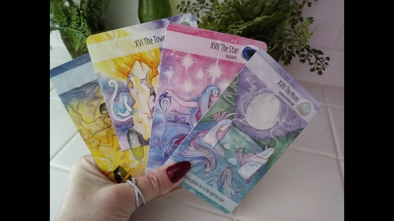 Traceyhd's Review Of The Crystal Power Tarot - YouTube