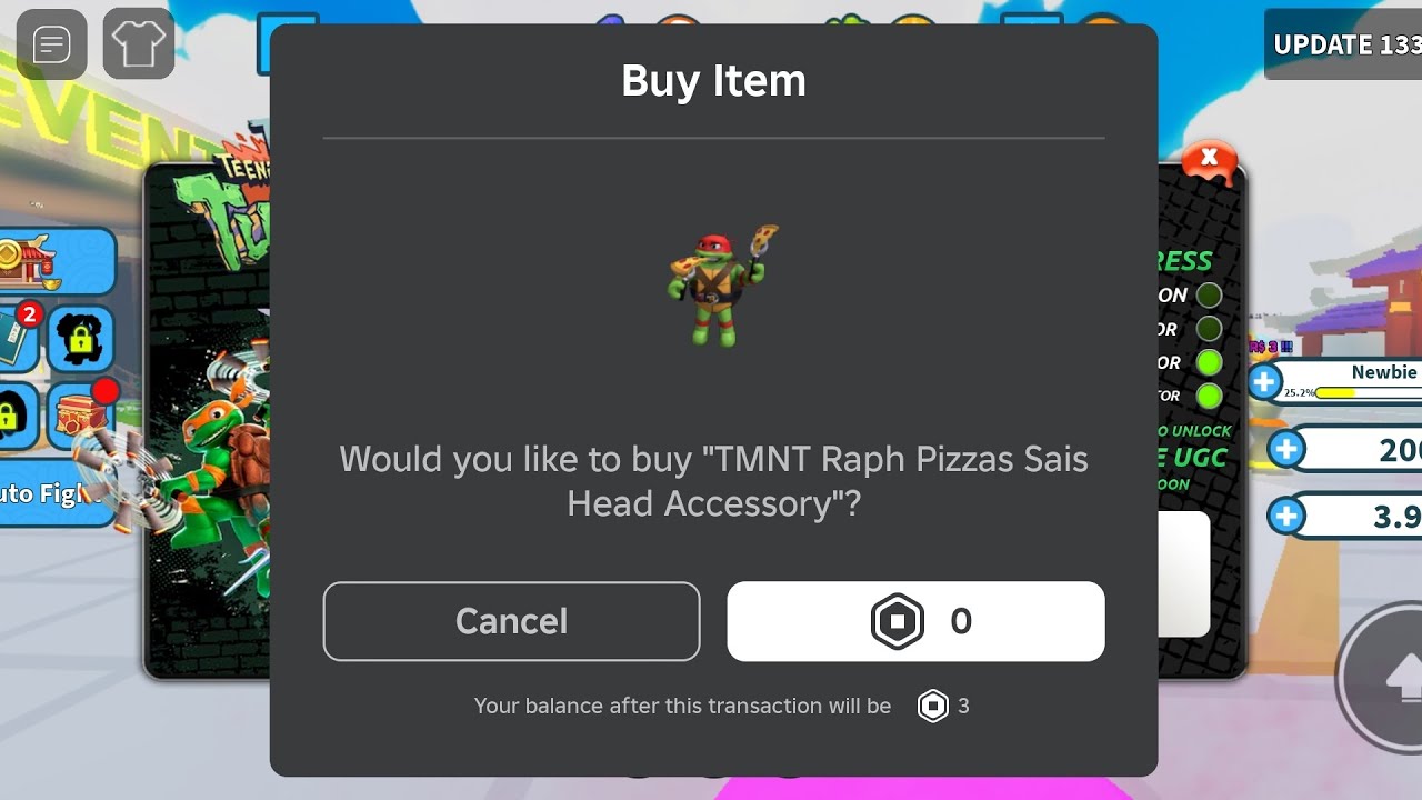 Sniping TMNT Raph Pizzas Sais Head Accessory 🐢 #1530 - YouTube