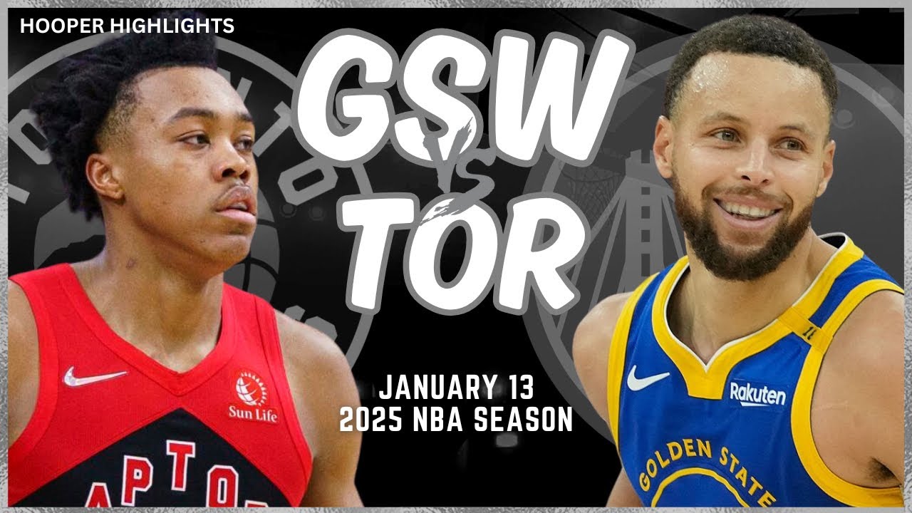 Golden State Warriors vs Toronto Raptors Full Game Highlights | Jan 13 ...