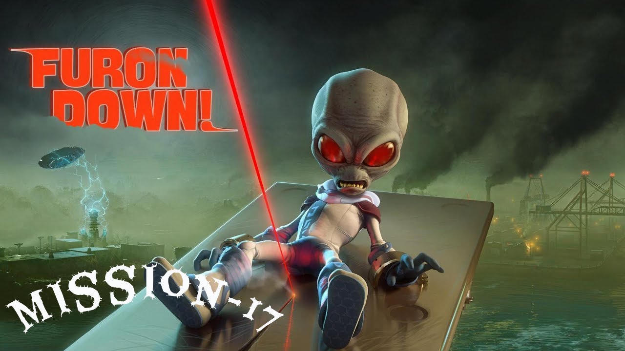 Destroy All Humans! Remake. Mission 17 – Furon Down | Union Town (1440p ...