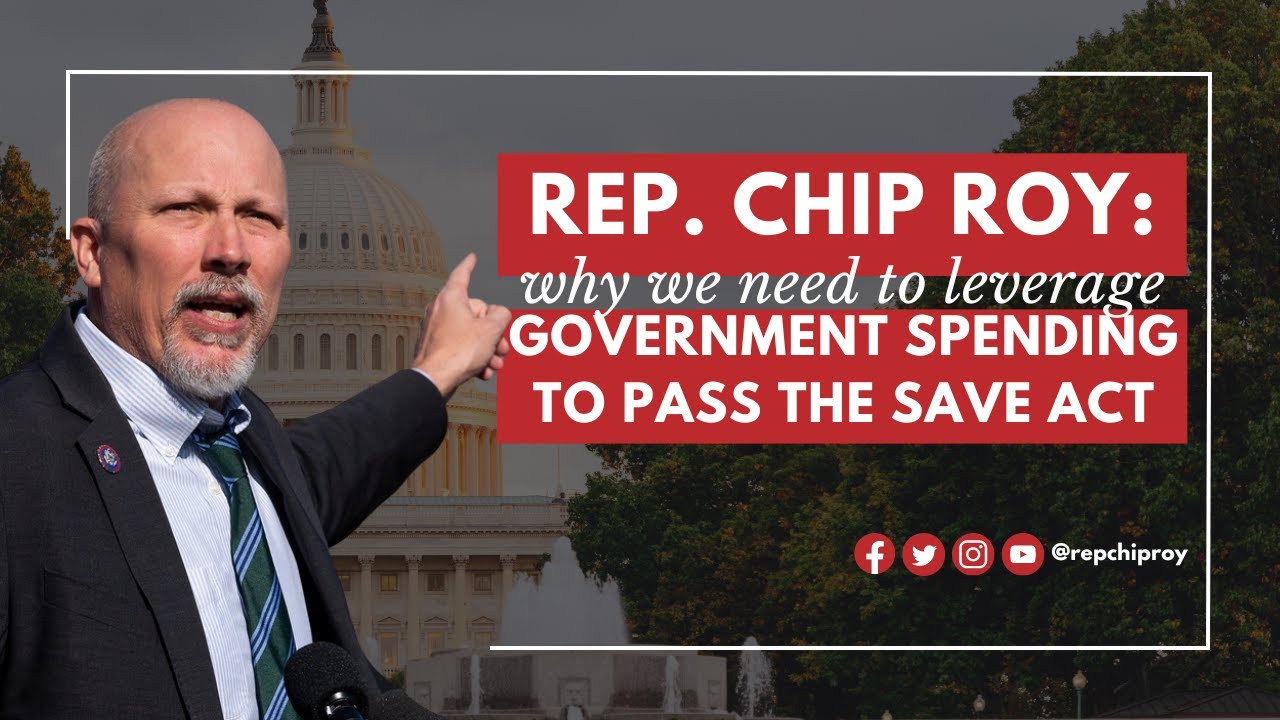 Why we must leverage government spending to pass the SAVE Act - YouTube