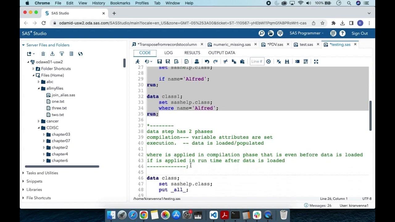Understanding if vs where statement and finding first non-missing value in a by group. - YouTube