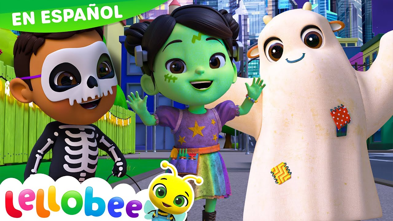Dulce o truco | Lellobee en Español Latino - Canciones Infantiles - YouTube