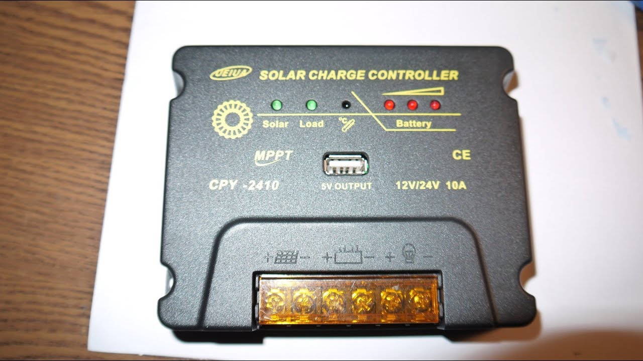 CPY-2410 MPPT solar charge controller test..Fake MPPT ? - YouTube
