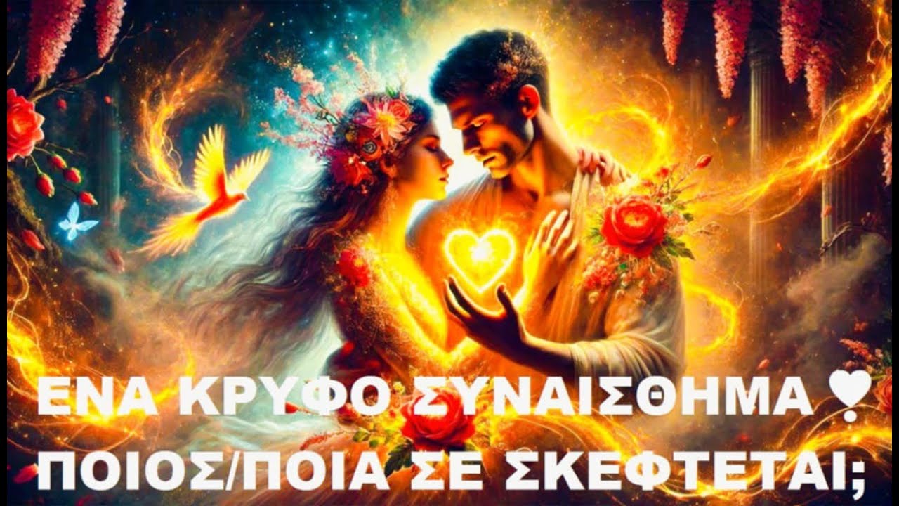 ΕΝΑ ΚΡΥΦΟ ΣΥΝΑΙΣΘΗΜΑ ️ ΠΟΙΟΣ/ΠΟΙΑ ΣΕ ΣΚΕΦΤΕΤΑΙ; 💜@LoveHealingTarot💜# ...