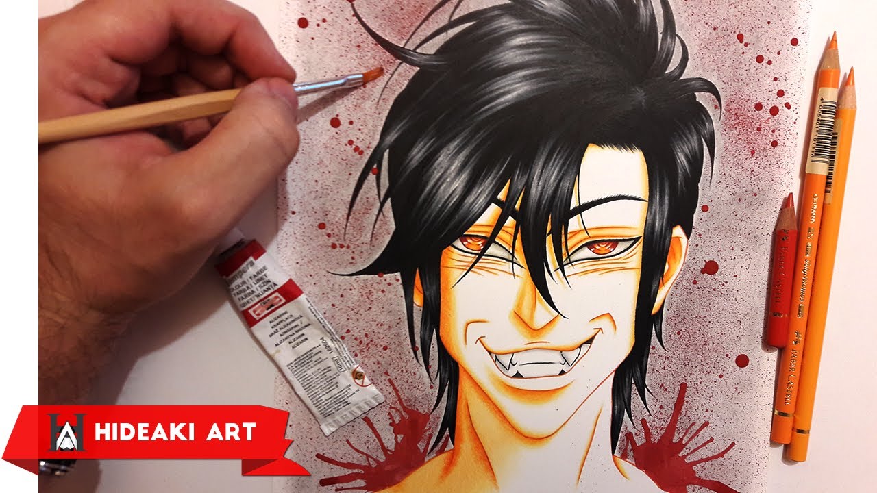 Speed Drawing Alucard || Hellsing - YouTube