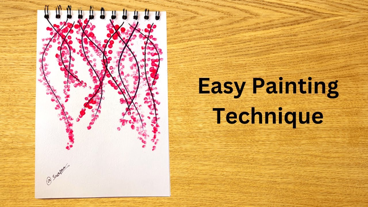 Easy Painting Technique || Easy Painting Ideas Step By Step - YouTube