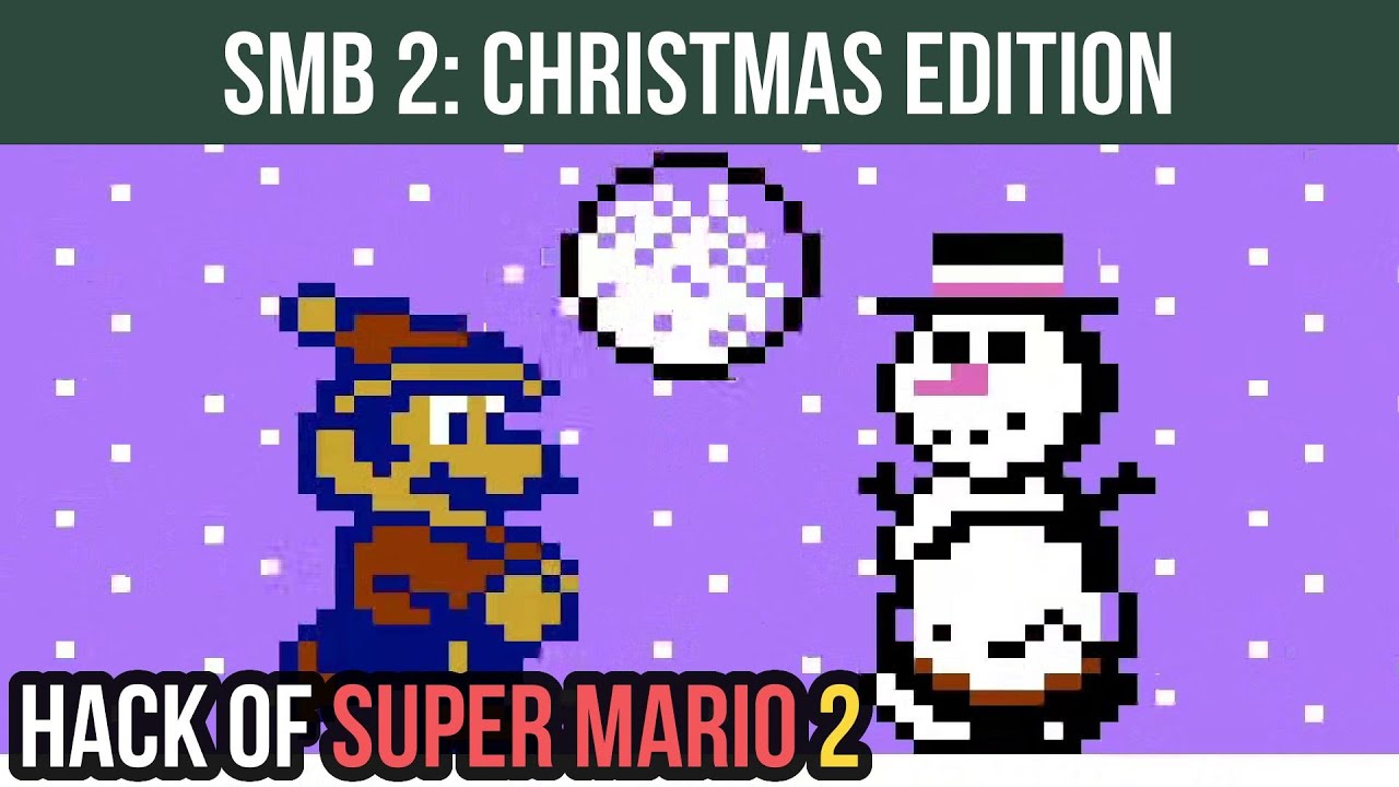 Super Mario Bros 2: Christmas Edition - Hack of Super Mario Bros. 2 ...
