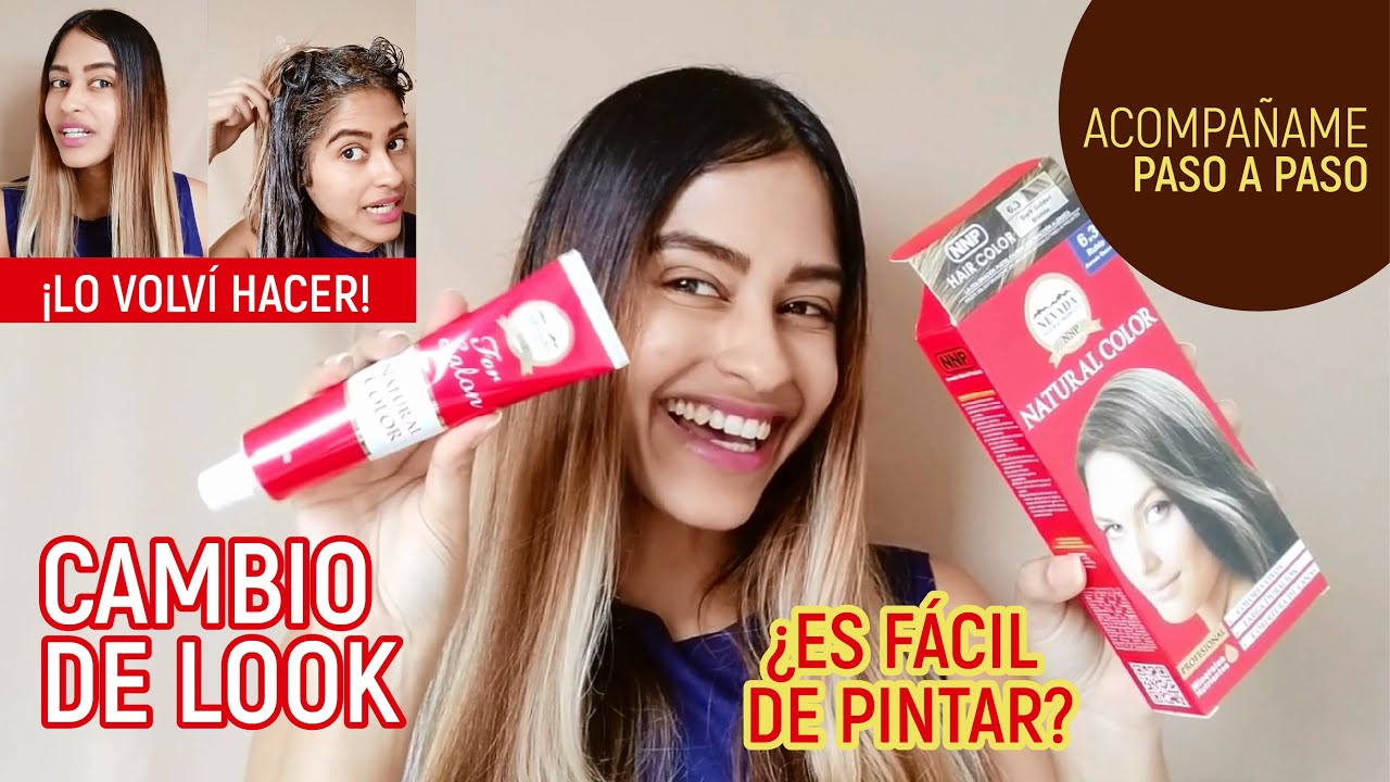 CAMBIO DE LOOK con tinte NEVADA NATURAL products PASO A PASO| Luismarys ...