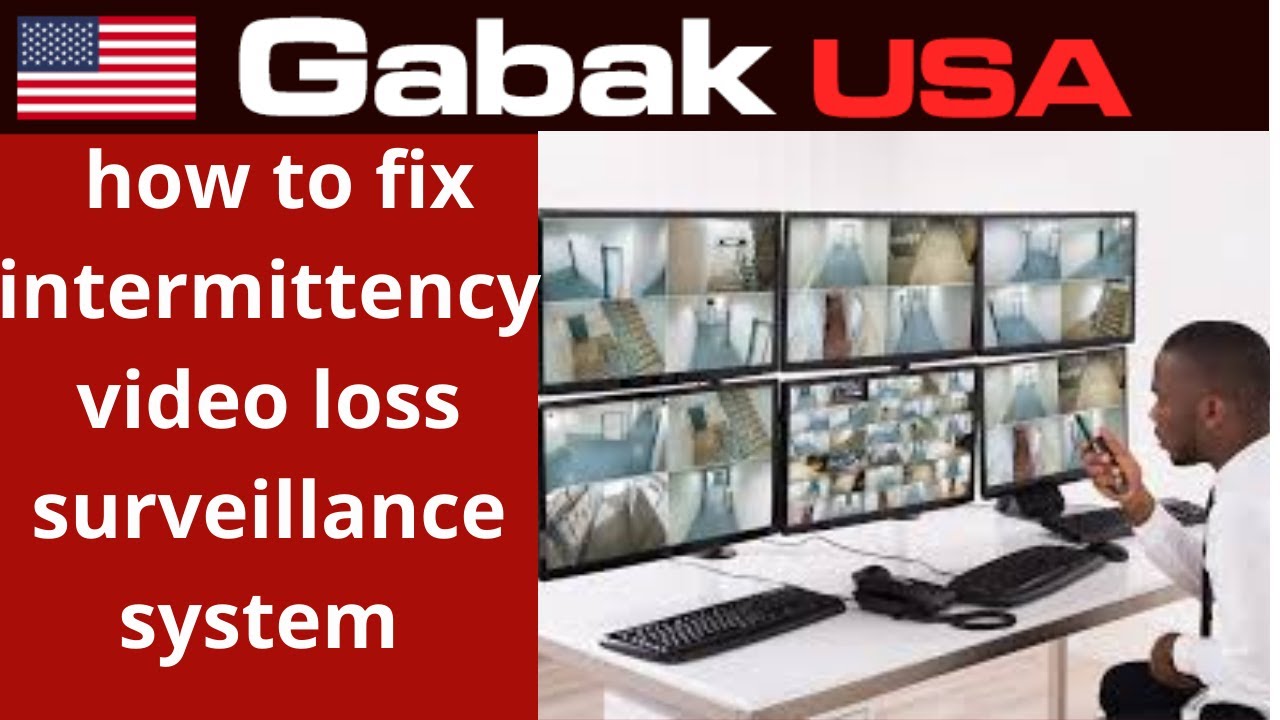 how to fix intermittency video loss surveillance system - YouTube