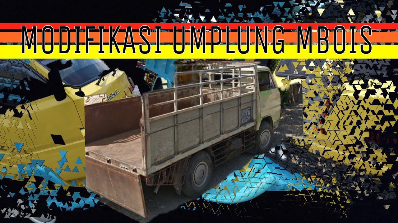 Modifikasi truk Mitsubishi umplung mbois-standard minimalis. -garasi ...