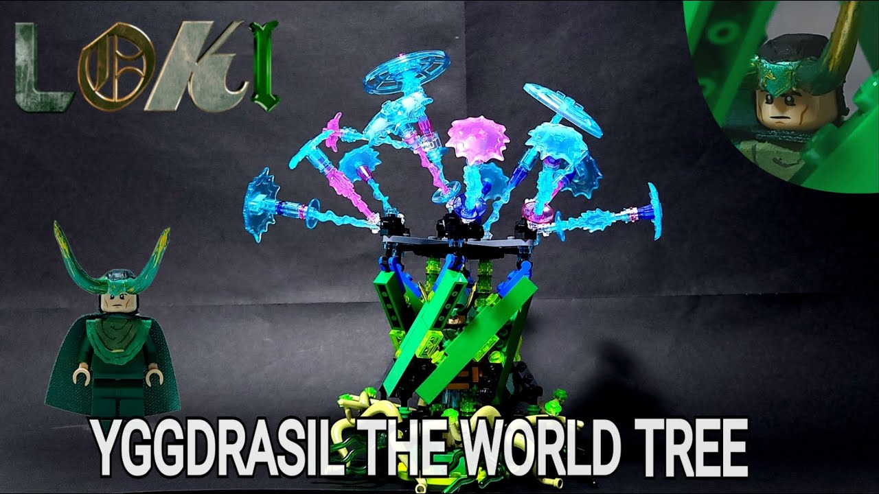 LEGO God Loki and Yggdrasil the world tree MOC - YouTube