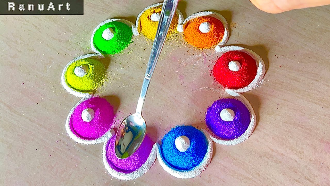 Festival Simple Rangoli |Diwali Rangoli Designs |Navratri Rangoli ...