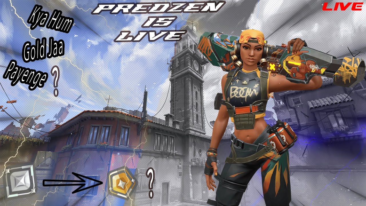 Hard Stuck Silver |Valorant Live| Road to 200 subs | Predzen | - YouTube