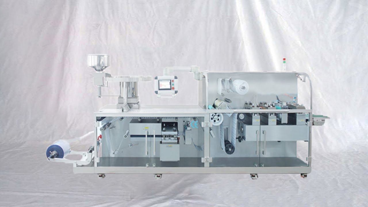 high speed capsule blister packing machinery working animation &running ...