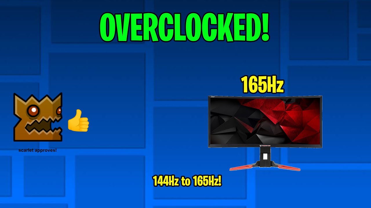 How To Overclock Your Screen's Refresh Rate! (Full Tutorial) - YouTube
