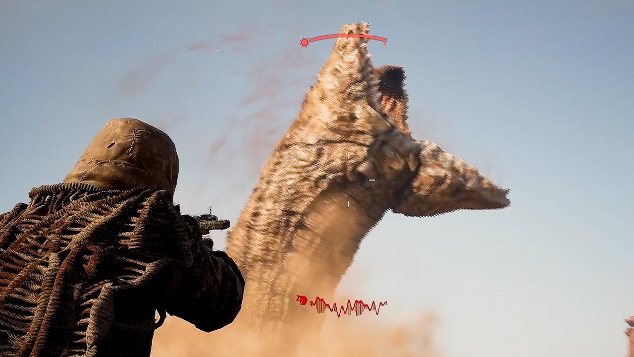 Crusty gets eaten by a giant worm - YouTube