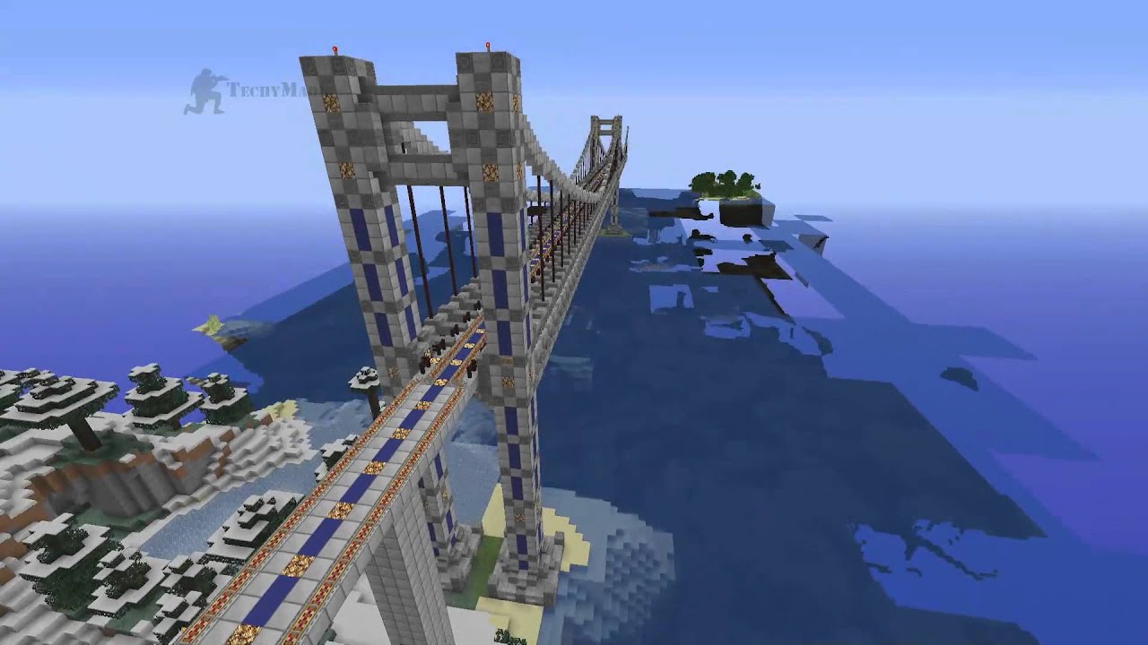 Minecraft - B5/B6 MRT Blue Line Bridge - YouTube