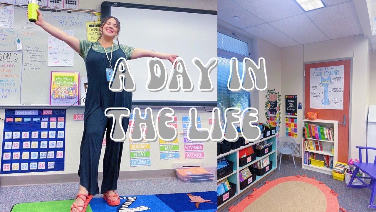 A DAY IN THE LIFE OF A KINDERGARTEN TEACHER | First year teacher vlog ...