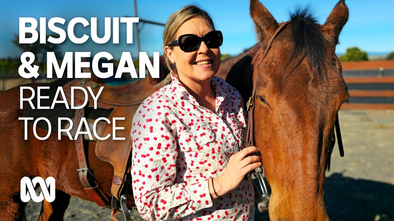 Megan the first legally blind Australian barrel racer to compete at ...