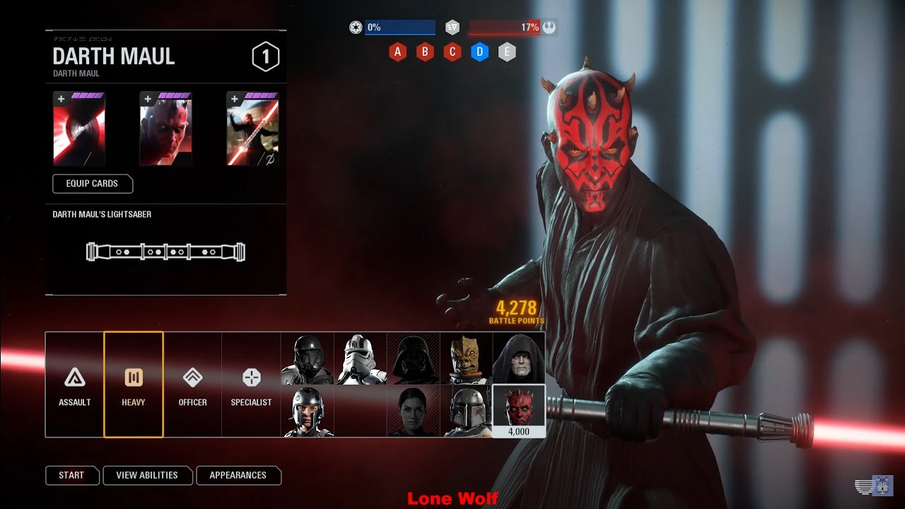 Darth Maul Death Star II Galactic Empire Instant Action Star Wars Battlefront II #19 - YouTube