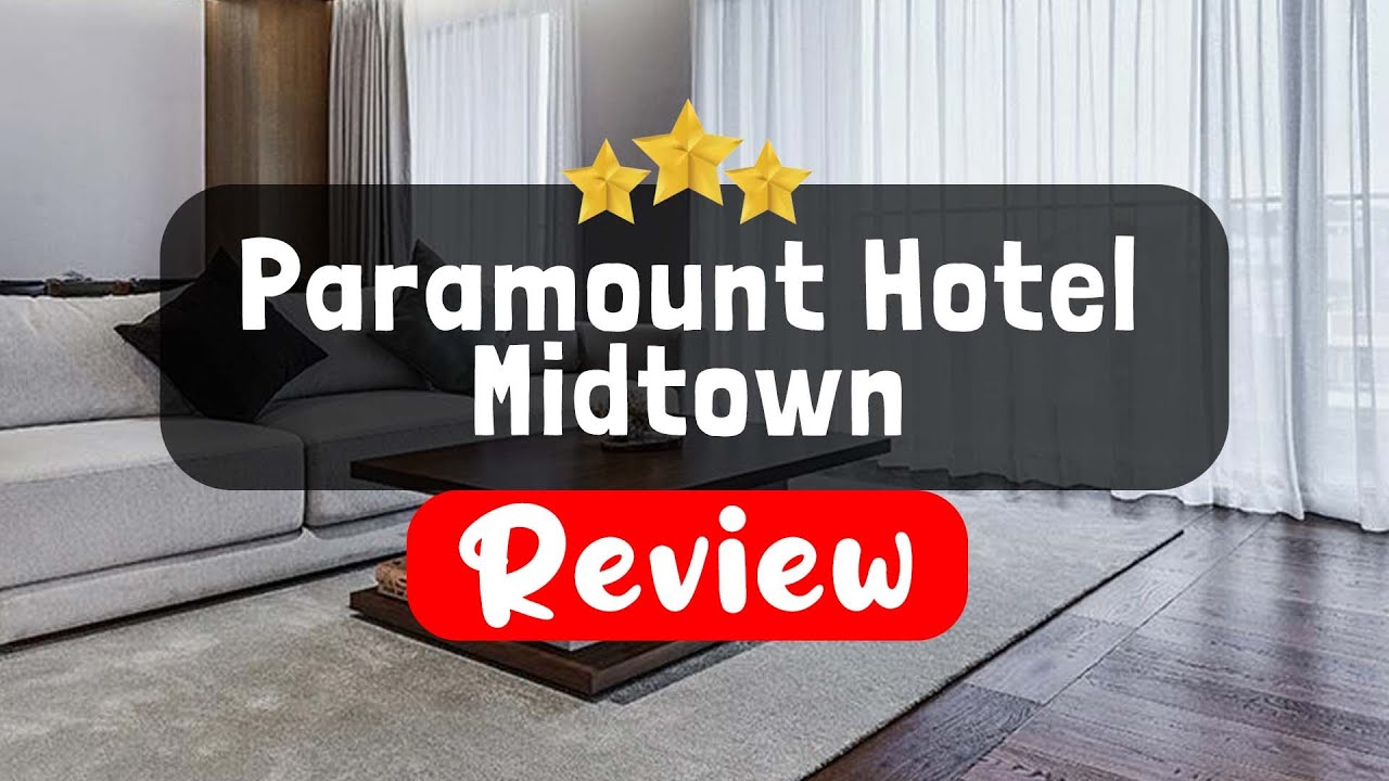 Paramount Hotel Midtown Dubai Review - Is This Hotel Worth It? - YouTube