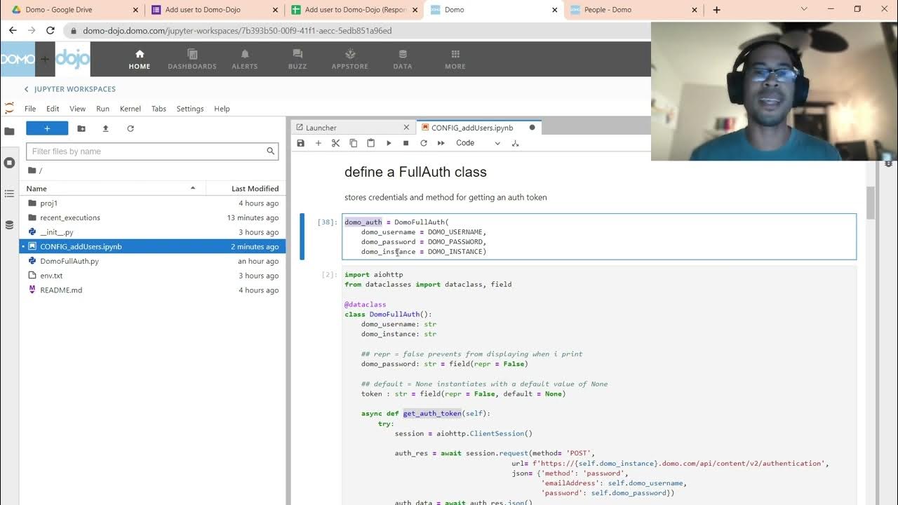 Domo Jupyter Notebooks - automate adding users to Domo (w Google Sheets & wicked 🐍 Python skillz ...