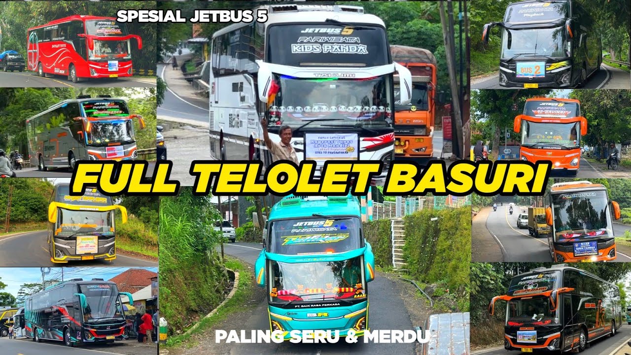 Kumpulan Suara Klakson Basuri Bus Indonesia 2024 | Bodi Jetbus 5 Merdu ...