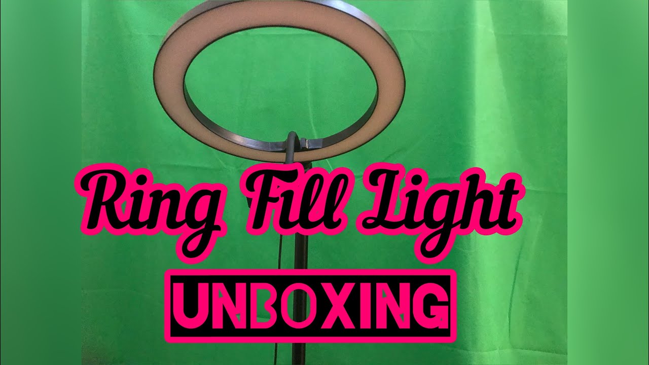 Ring Fill Light Unboxing and Set-up - YouTube
